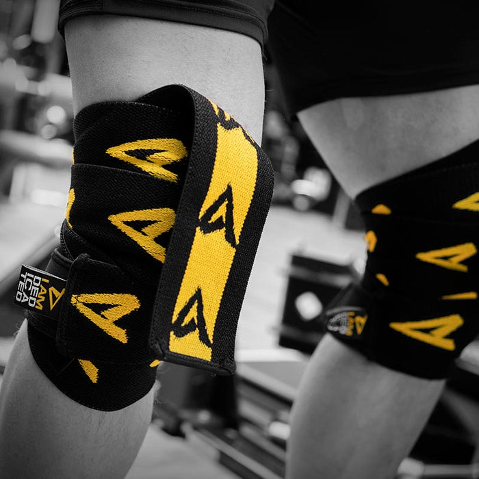 Knee Wraps by Dedicated Nutrition | Stability and support for squats